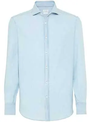 BRUNELLO CUCINELLI Spread-collar Shirt