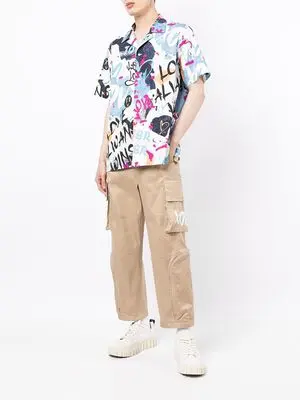 PORTS V Graffiti-print Shirt