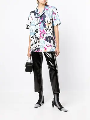 PORTS V Graffiti-print Shirt