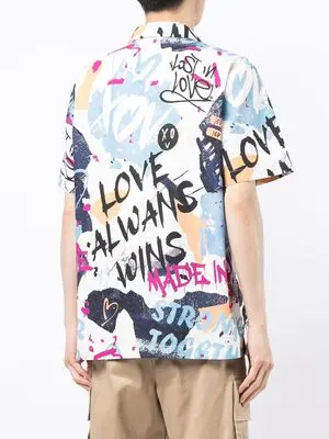 PORTS V Graffiti-print Shirt