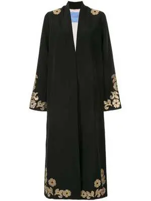 MACGRAW Whiskey Embellished Robe Coat
