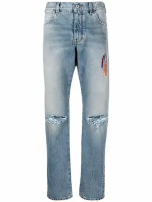 COUNTY OF MILAN Marcelo Burlon Straight-leg Jeans