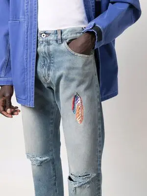 COUNTY OF MILAN Marcelo Burlon Straight-leg Jeans
