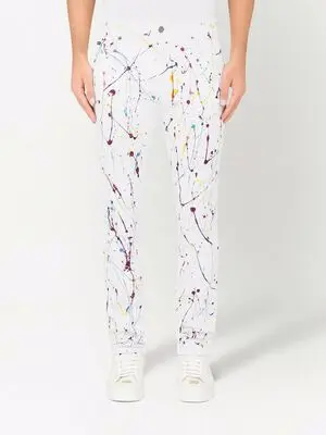 Dolce & Gabbana Paint Splatter Skinny Jeans