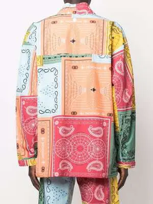 COUNTY OF MILAN Marcelo Burlon Bandana-print Lightweight Jacket