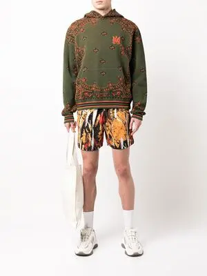 Amiri Paint Splatter Above-knee Shorts