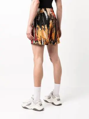 Amiri Paint Splatter Above-knee Shorts