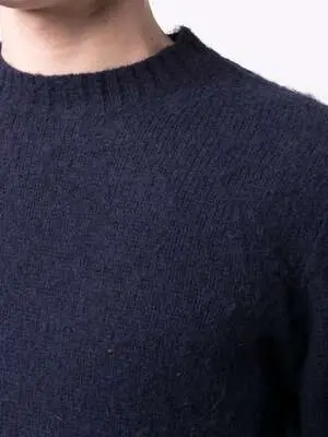 Aspesi Crewneck Wool Jumper - Blue