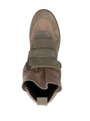 Isabel Marant Buckee Touch-strap Wedge Sneakers