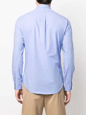 Polo Ralph Lauren Long-sleeve Buttoned Collar Shirt - Blue