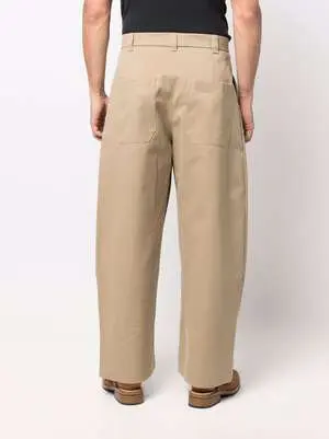 Studio Nicholson Wide-leg High-waisted Trousers - Neutrals