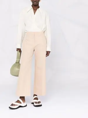 JIL SANDER Straight-leg Trousers - Neutrals