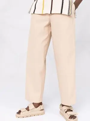 JIL SANDER High-waisted Trousers - Neutrals