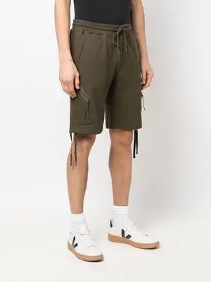 C.P. COMPANY Zip-pocket Cotton Track Shorts