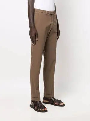 BRIGLIA 1949 Tailored Straight-leg Trousers - Brown