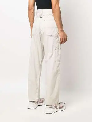 Needles X Smith's Butterfly-embroidered Trousers - Neutrals