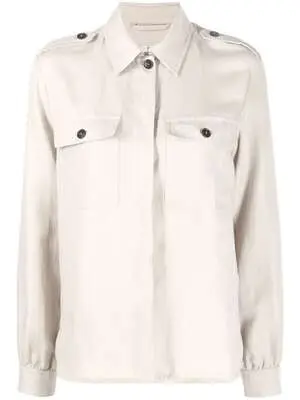Woolrich Fitted Button-up Shirt - Neutrals