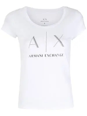 Armani Exchange Round Neck Tops For Women