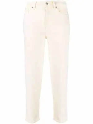 7 For All Mankind High-waisted Straight Jeans