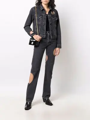 Off-White Meteor Denim Jacket - Grey