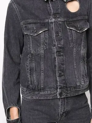 Off-White Meteor Denim Jacket - Grey