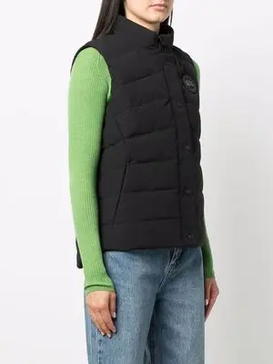 Canada Goose Feather-down Padded Gilet - Black