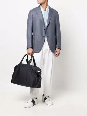 Brioni Houndstooth Single-breasted Blazer