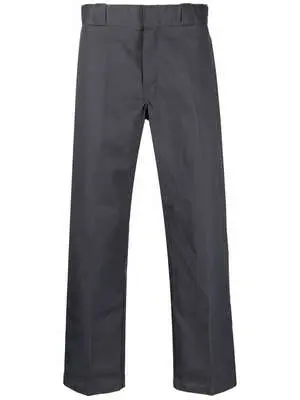 Dickies Rear Logo-patch Trousers - Grey