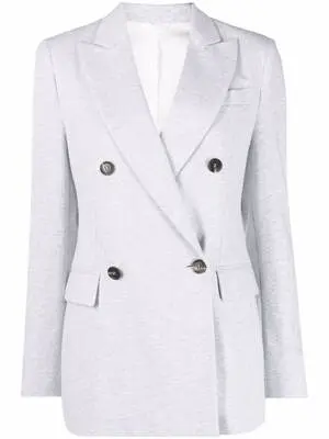 Brunello Cucinelli Double-breasted Tailored Blazer