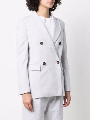 Brunello Cucinelli Double-breasted Tailored Blazer