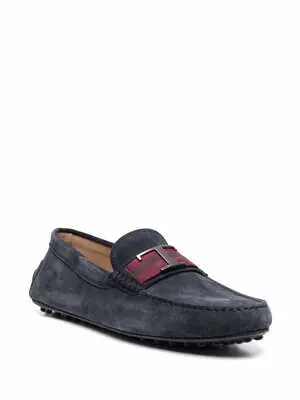 TOD'S T-logo Suede Loafers