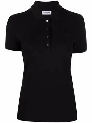 Lacoste Short-sleeve Slim-fit Polo Shirt - Black