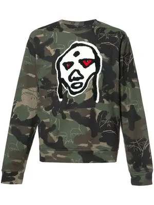 HACULLA. Camouflage Print Sweatshirt