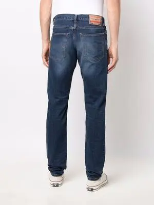DIESEL® Stonewashed Slim-cut Jeans