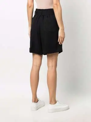 Woolrich Belted Flared Shorts