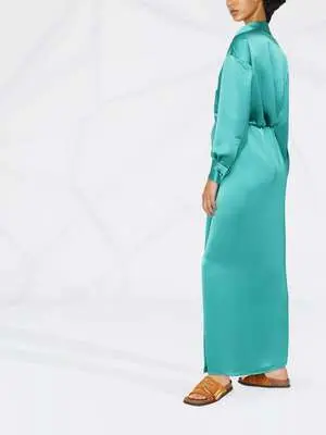 BLANCA VITA Acena Wrap Dress - Green
