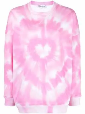 Red Valentino Heart-motif Cotton Sweatshirt