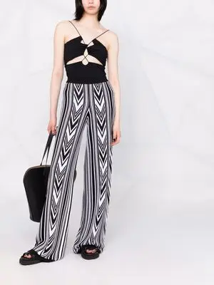 Balmain Chevron Pattern Trousers