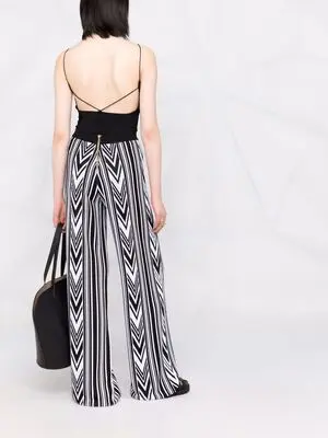 Balmain Chevron Pattern Trousers