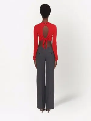 Miu Miu Check-wool Trousers