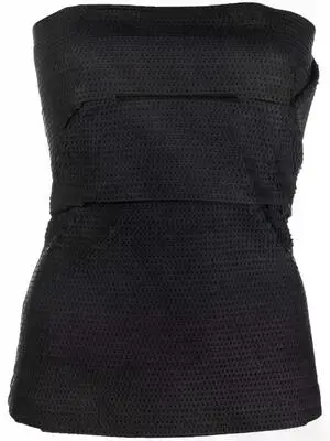 Rick Owens Embroidered Bustier Top