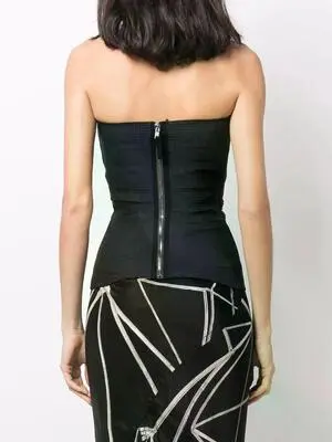Rick Owens Embroidered Bustier Top