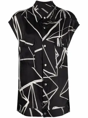 Rick Owens Graphic-print Overshirt
