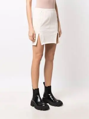 Rick Owens Front-slit Mini Skirt