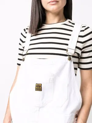 WASHINGTON DEE-CEE Organic-cotton Logo-patch Dungarees