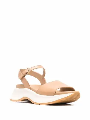 Hogan 60mm Open-toe Leather Sandals