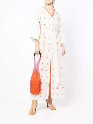 BARUNI Polka-dot Pattern Kaftan