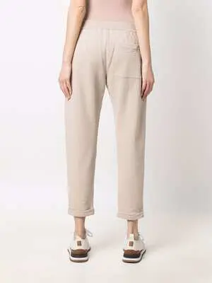 Brunello Cucinelli Cropped Drawstring Track Pants