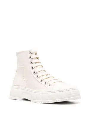 VIRON Patch-detail High-top Sneakers - Neutrals
