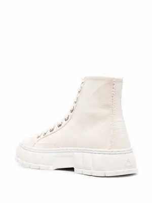VIRON Patch-detail High-top Sneakers - Neutrals